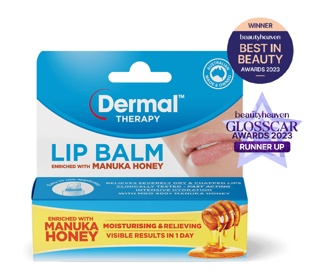 Lip Balm enriched with Manuka Honey | Manuka honey lip balm | Dermal ...